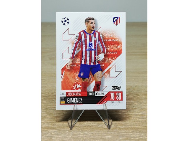 Match Attax 2024/25 111 Jose Maria Gimenez