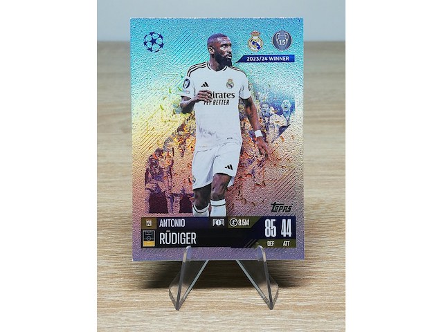 Match Attax 2024/25 121 Antonio Rüdiger