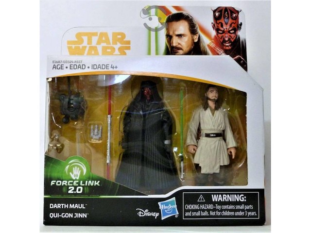 Star Wars Darth Maul &; Qui-Gon Jinn 10 cm
