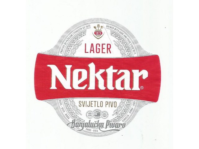 NEKTAR LAGER etiketa za pivo