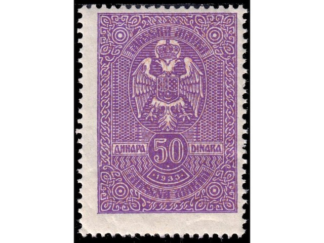 TAKSENA MARKA 50 DIN. 1933