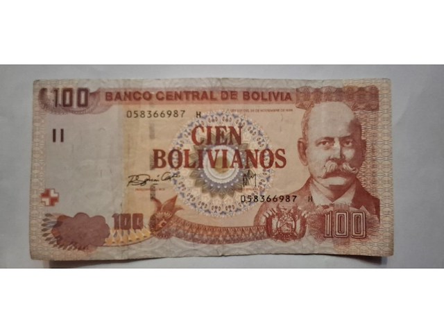 100 bolivianos BOLIVIJA