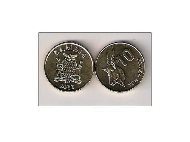 Zambia 10 ngwee 2012 UNC