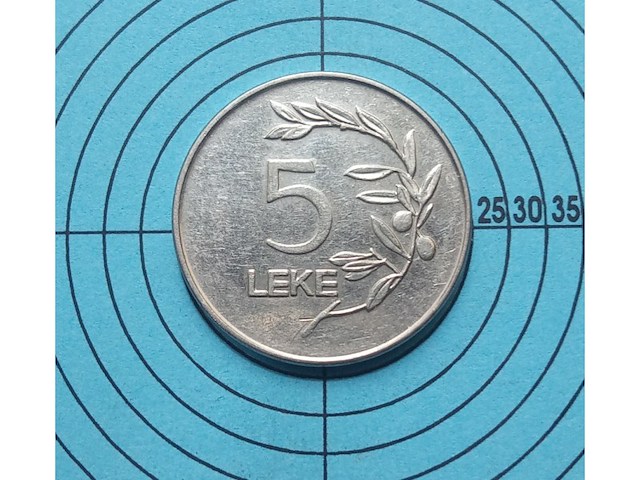 Albanija 5 leke 1995g km76