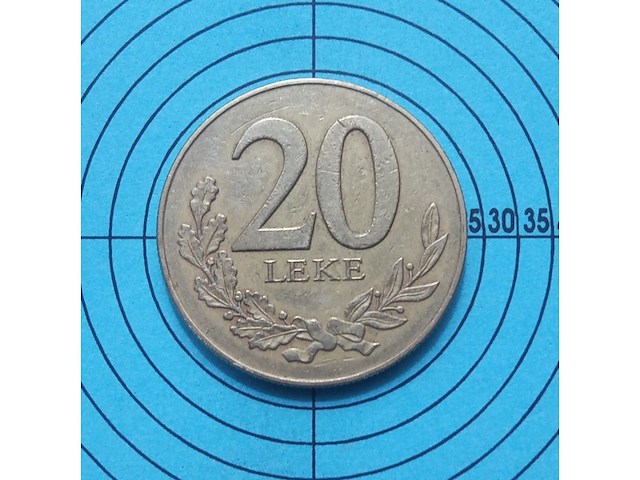 Albanija 20 leke 1996g km78