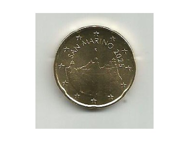 SAN MARINO 20 euro cent 2025 UNC