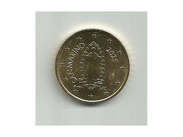 SAN MARINO 50 euro cent 2025 UNC