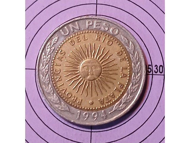 Argentina 1 peso 1994g km112.1