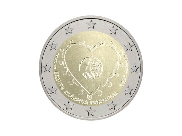 PORTUGAL 2 euro 2024 UNC Olympic Games