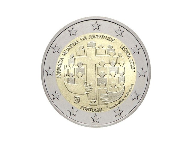 PORTUGAL 2 euro 2023 UNC World Youth Day