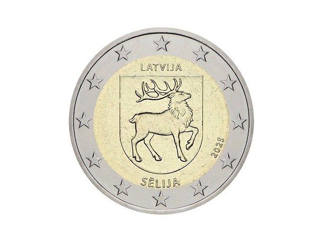 LETONIJA 2 euro 2025 UNC SELIJA