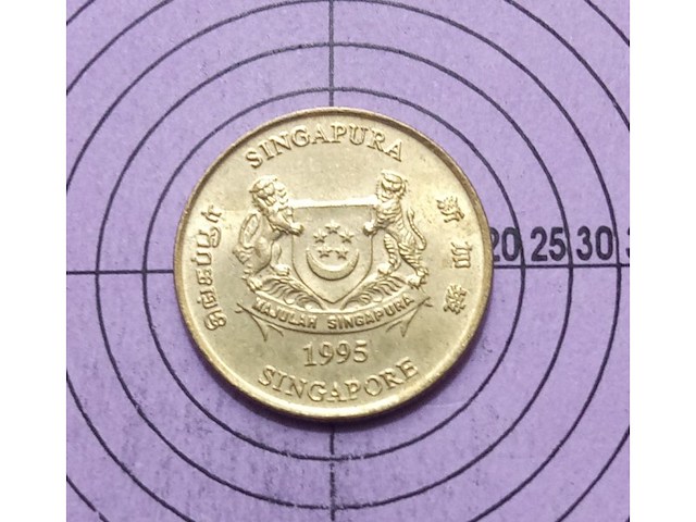 Singapur 5 cents 1995g km99