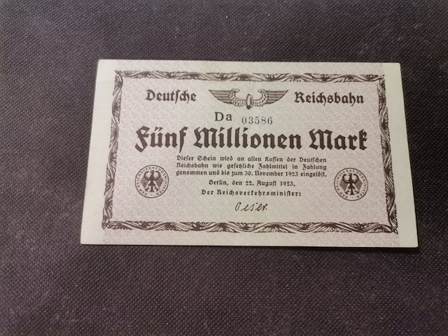 GERMANY 5.000.000 MARK 1923 (8)