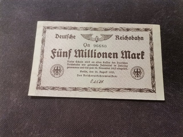 GERMANY 5.000.000 MARK 1923 (7)