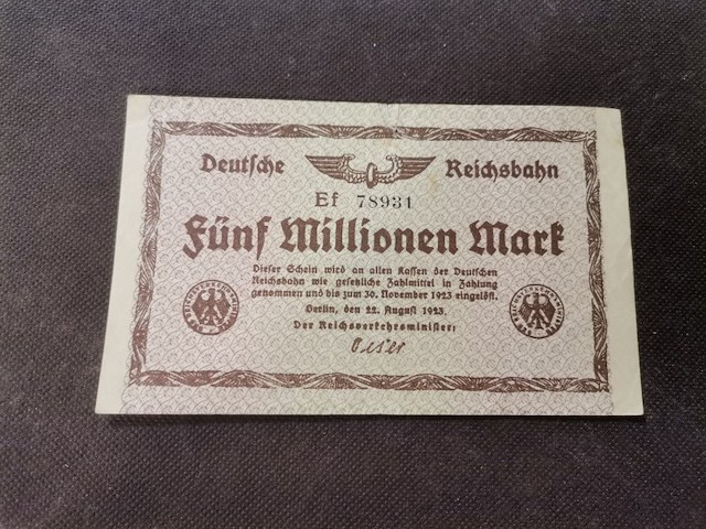 GERMANY 5.000.000 MARK 1923 (5)