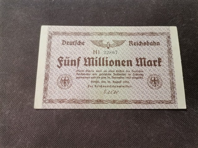 GERMANY 5.000.000 MARK 1923 (1)