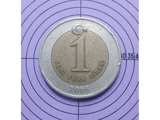 Turska 1 lira 2006g km1169
