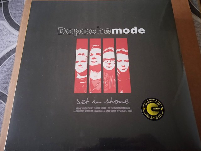Depeche Mode - Set In Stone, Yellow Vinyl, Novo
