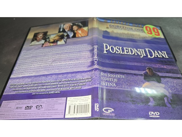 Poslednji dani DVD
