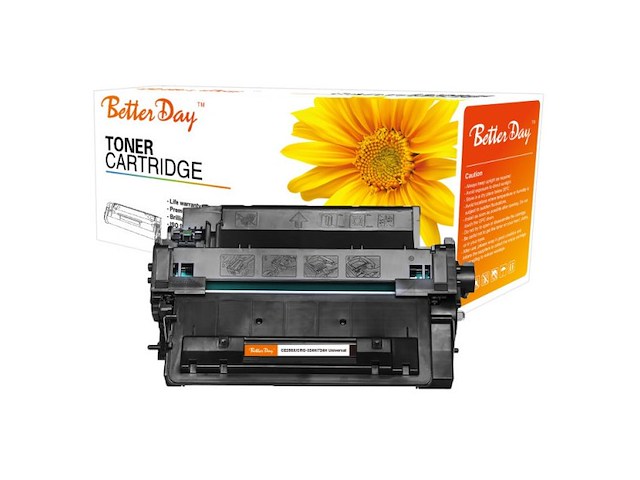 Toner BetterDay P3015 CE255A, 55A, CRG-724, CRG724 zam. kaseta za HP/Canon 6k (sa cipom)