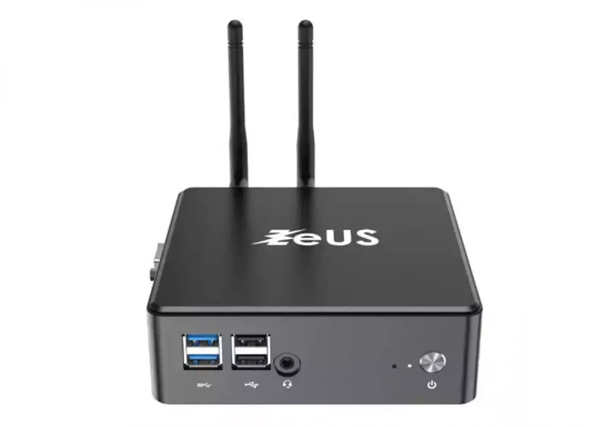 Mini PC Zeus MPI10-P24 Intel Pentium 6305 1.80 GHz/DDR4/LAN/Dual WiFi/BT/HDMI/DP/USB C/ext ANT