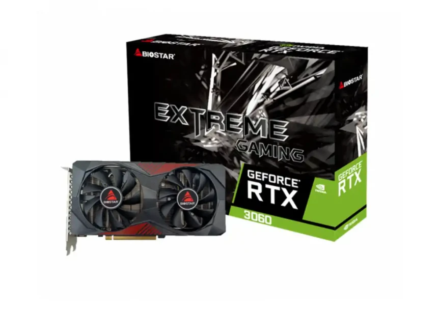 Grafička karta Biostar RTX 3060 GDDR6 12GB 192bit 3XDP/HDMI