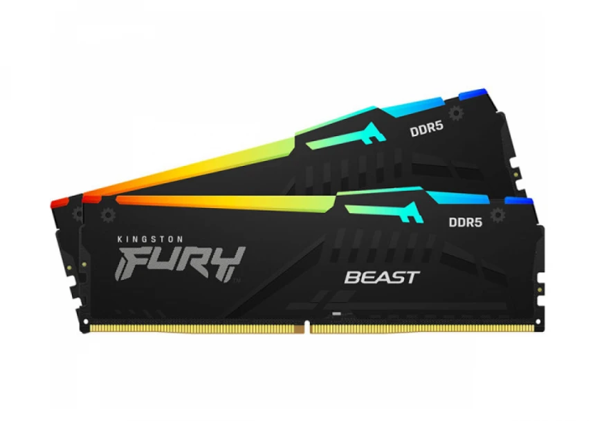 RAM DDR5 Kingston 64GB (2x32GB kit) 6000MHz Fury Beast RGB KF560C30BBEAK2-64