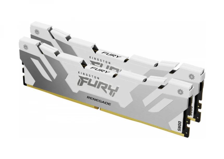 RAM DIMM DDR5 32GB (2x16GB) 6400MHz Kingston FURY Renegade White KF564C32RWK2-32