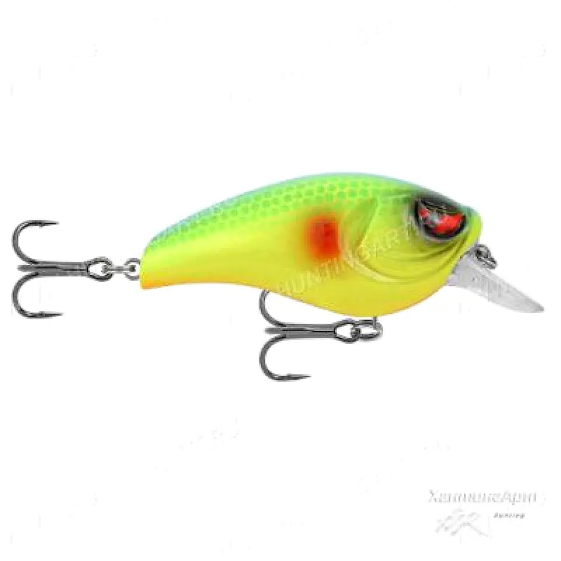 MATZUO Hiryu Shad (SXM5-CHBOB) Chartreuse Blue Back Orange Belly