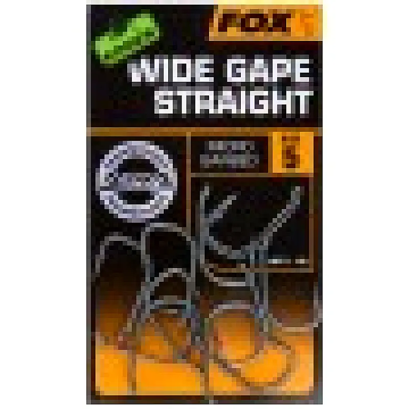 Fox Edges Wide Gape Straight Fishing Hook 8 (CHK179) 99003455