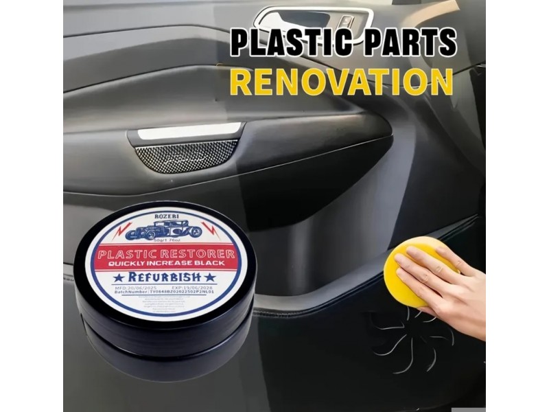 Pasta - vosak restaurator za auto PLASTIC RESTORER 2u1