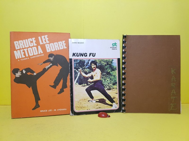 LOT 2 KNJIGE KARATE KUNG FU + POKLON AKCIJA RASPRODAJA
