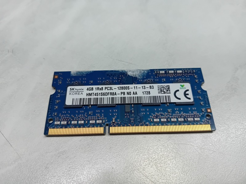 ddr3 pc3l 4gb skhynix ispravna 1600mhz za laptop
