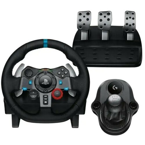LOGITECH G923 Trueforce Gaming Racing Wheel + Logitech Shifter