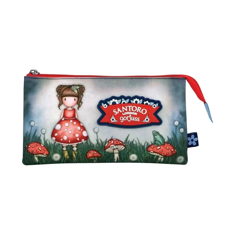 Pernica pravougaona 1zip 3pregrade Little Mushroom Gorjuss 1280GJ07