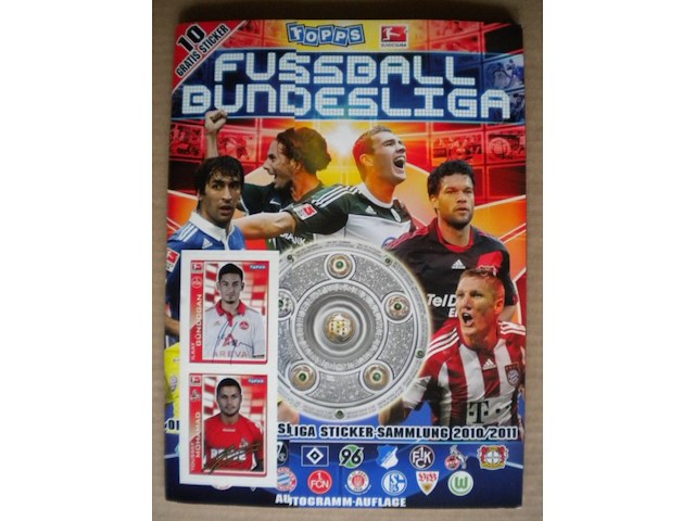 (A) Popunjen album `Germany Bundesliga 2010/2011`