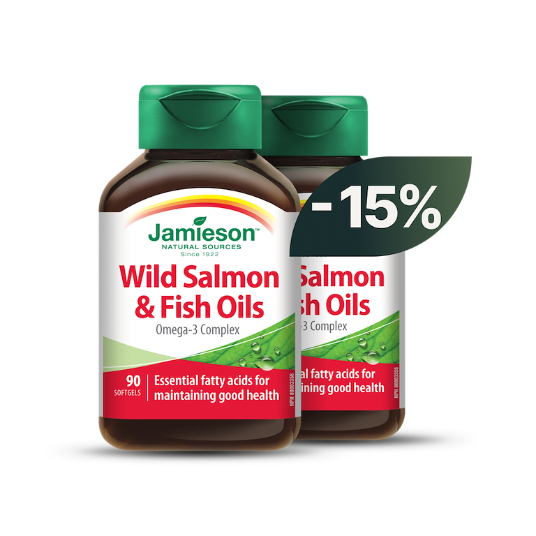 Jamieson Wild Salmon & Fish Oil omega 3 x2