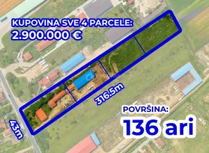 Prodaja Građevinsko zemljište - Beograd, Palilula: Borča - Kovilovo - Crvenka