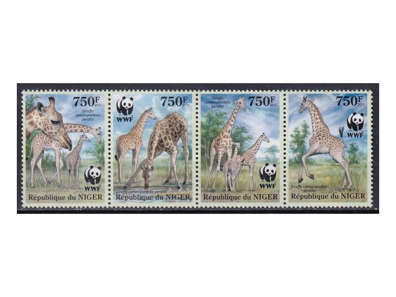 Sijera Leone Mi 8530-3 WWF, 2017 godina, komplet