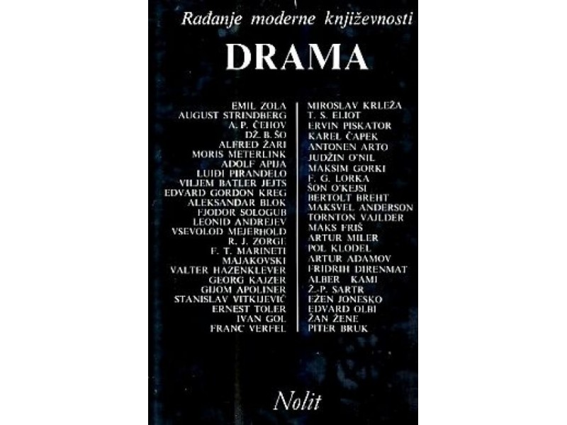 Rađanje moderne književnsoti – DRAMA