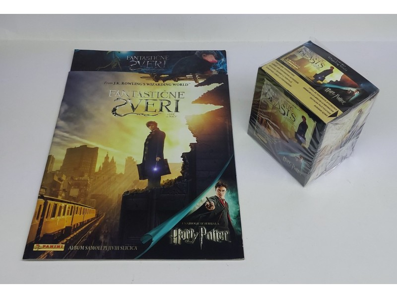 Harry Potter F.B. (2016) panini - prazan album + kutija
