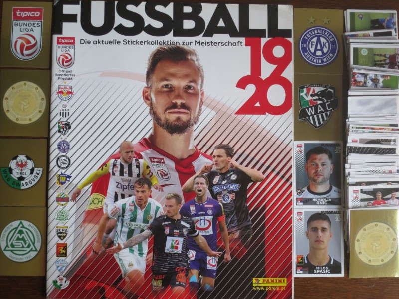 PANINI 2019 2020 AUSTRIAN FUSSBALL ALBUM I 250 SLIČICA