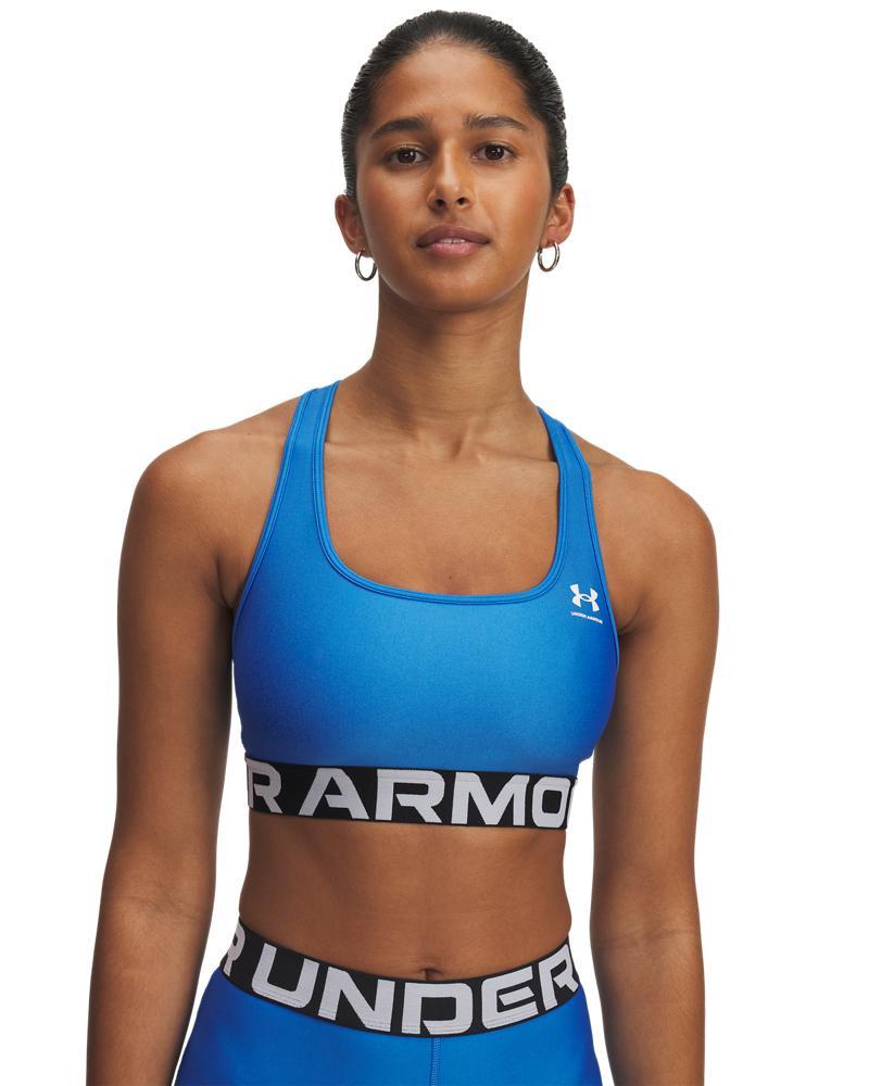 Women's HeatGear® Armour Mid Branded Sports Bra