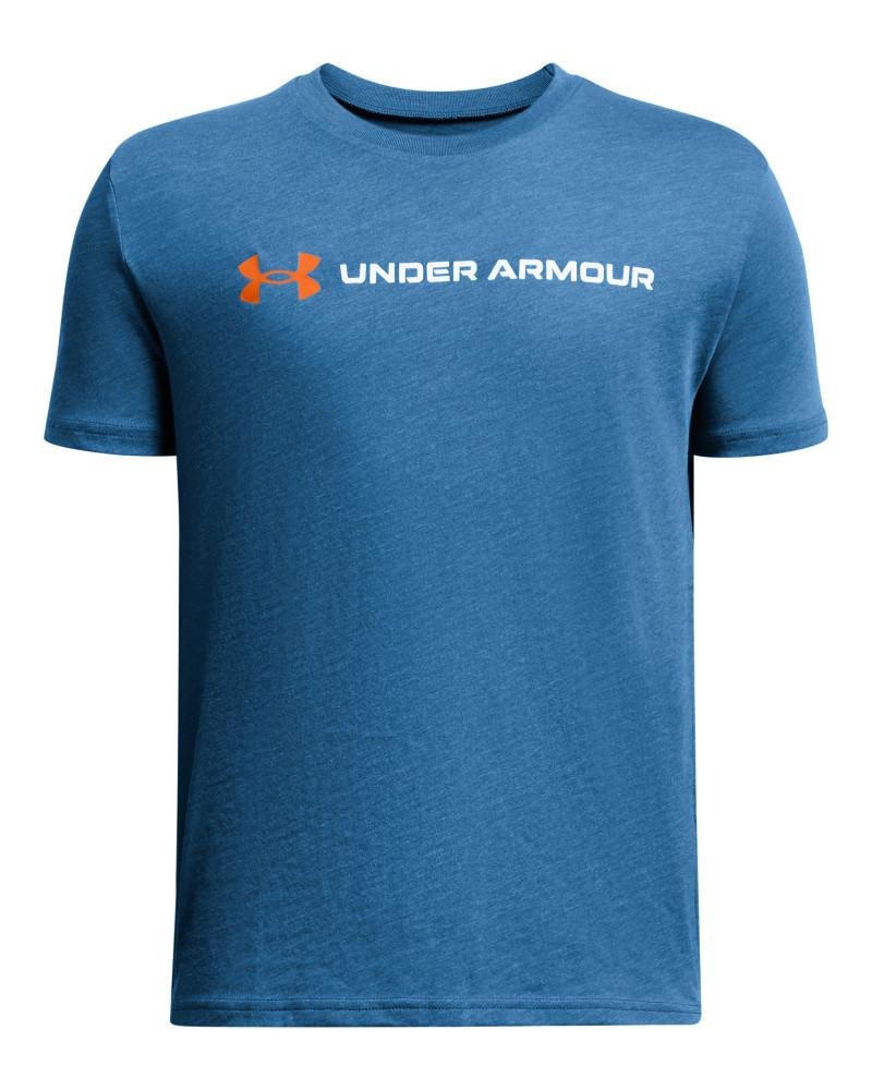 Boys' UA Logo Wordmark Short Sleeve