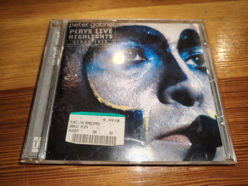 Peter Gabriel – Plays Live - Highlights (EU. CD 2002)