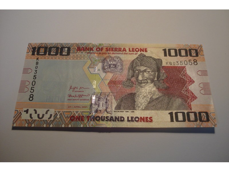 SIERA LEONE - 1000 LEONES - 2021