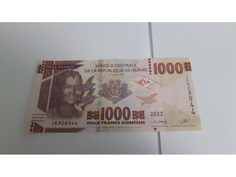 GVINEJA - 1000 FRANCA GVINEJA - 2022