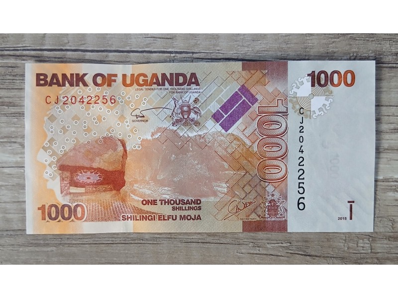 N 264 - Uganda - 1000 šilinga 2015 - opis -