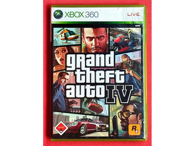 GTA IV + Mapa + knjižica - XBox 360, Xbox One compatib.