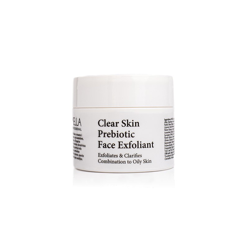 Clear skin probiotic face exfoliant